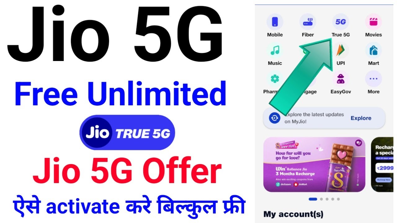 Jio 5G activate kare | Jio 5G Welcome Offer Activation | Jio Unlimited ...