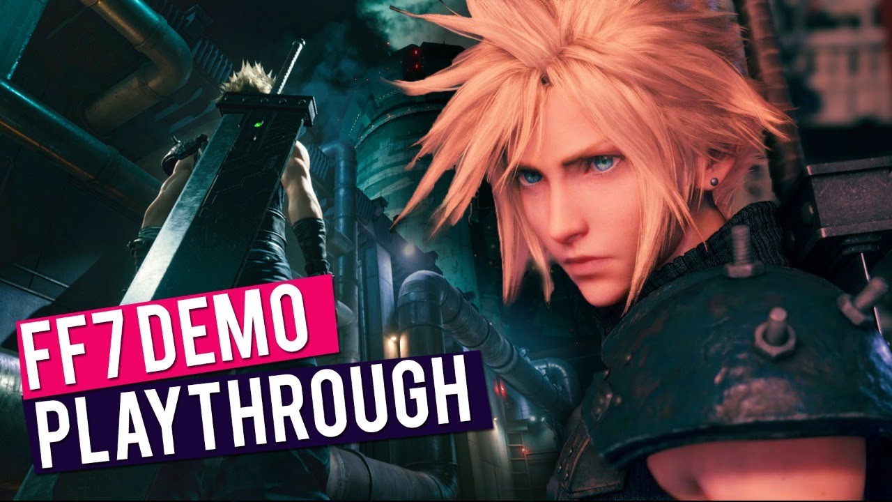 Final Fantasy VII REMAKE Demo - Blind Playthrough! - YouTube