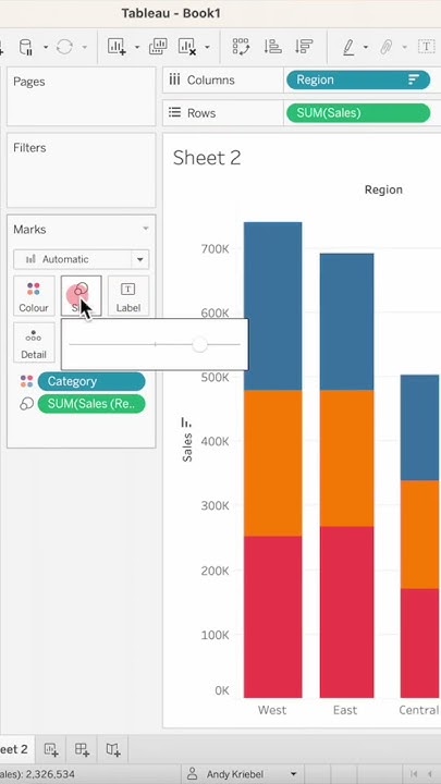 #Tableau - Proportional Stacked Bar Chart - YouTube