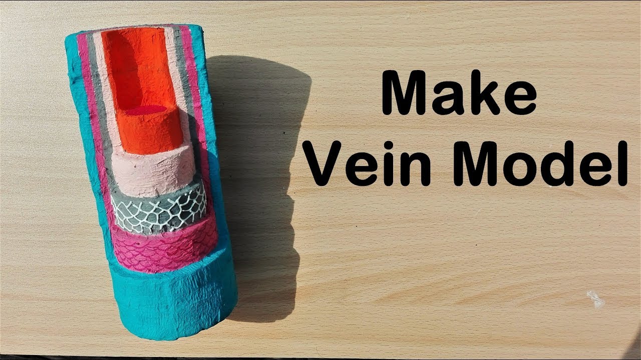 How to make Vein Model | 3d thermocol/Styrofoam Projects | Holiday ...