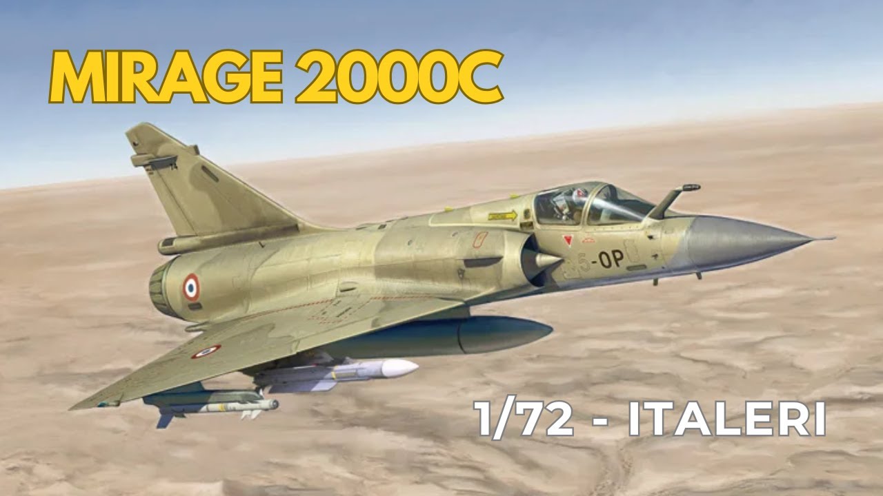 Montando o Mirage 2000C 1/72 da Italeri – LIVE #29 | Wash na parte ...