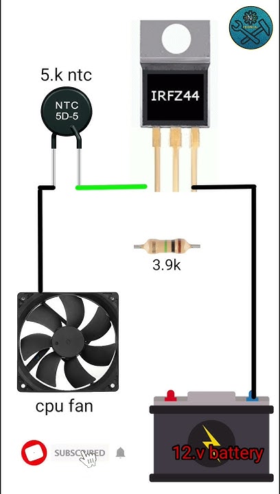 #Automatic Fan control using Temperature Sensor🔥#automatic fan on off ...