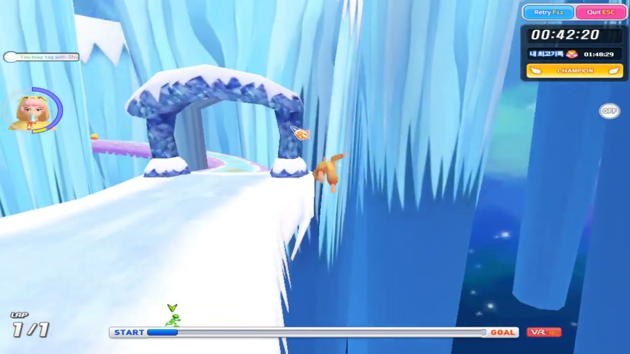 TalesRunner Ice age shortcut (without Shu) - YouTube