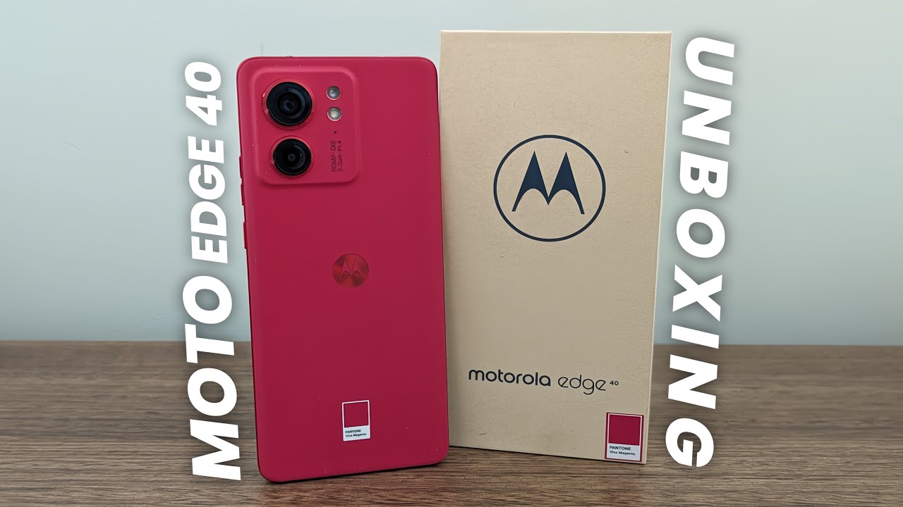 Moto Edge 40 Unboxing & First Look - New Flagship Killer? - YouTube