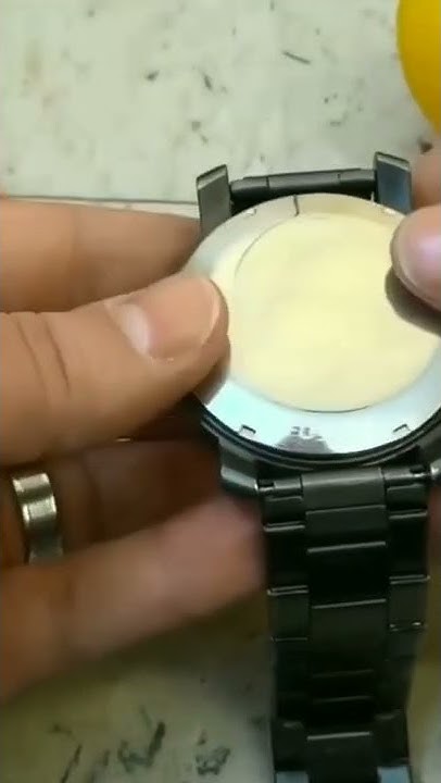 How to open a watch without tools - YouTube
