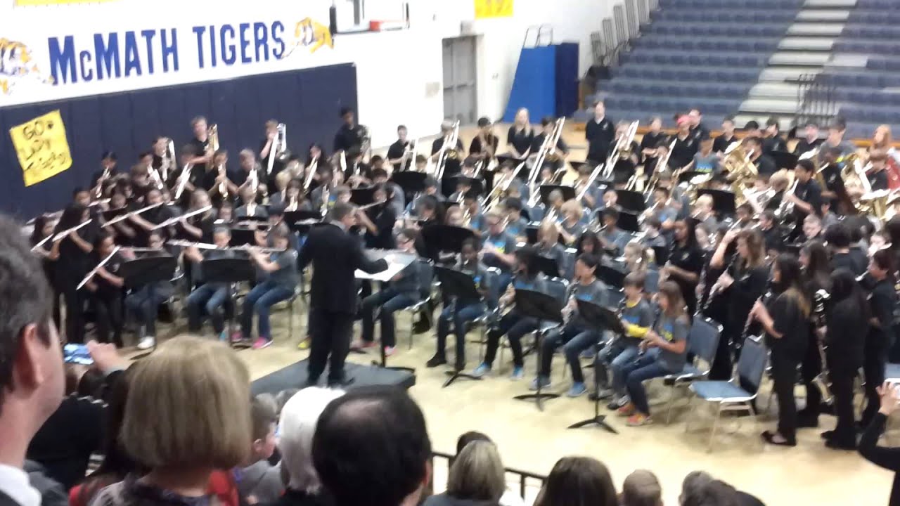 McMath Middle School Beethoven 9th - YouTube