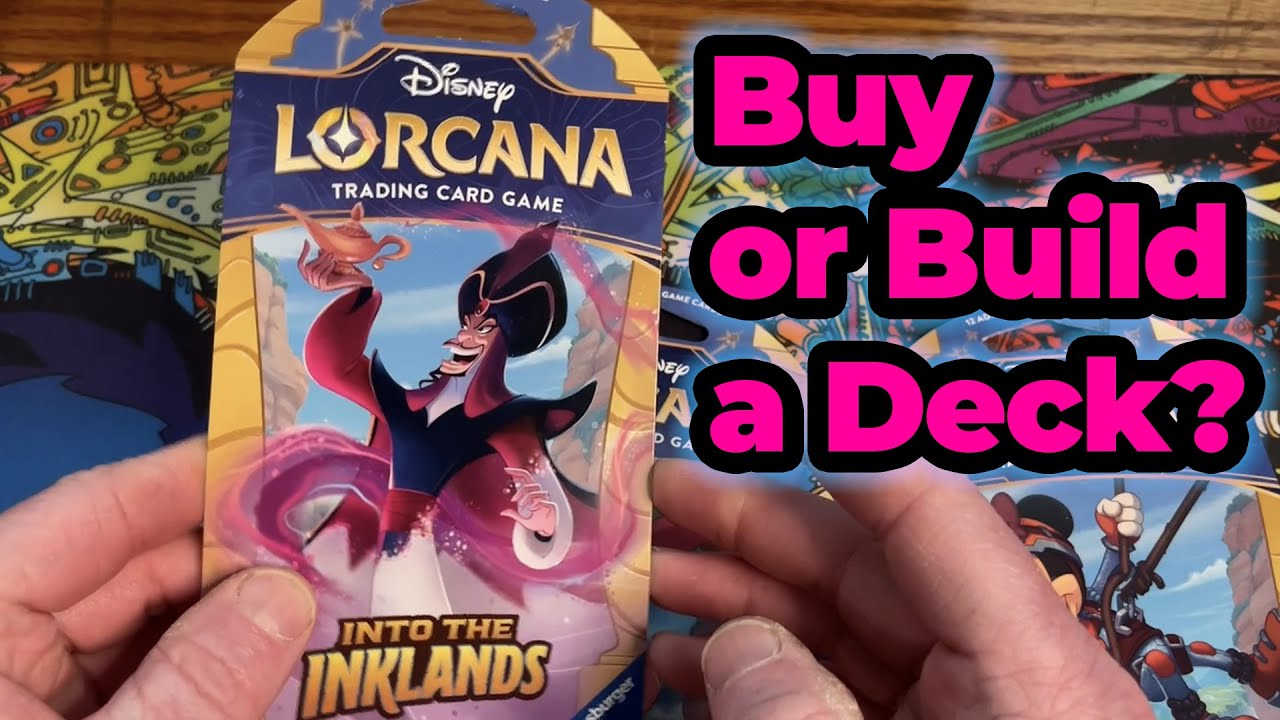Disney Lorcana Into the Inklands off the Rack Opening - YouTube