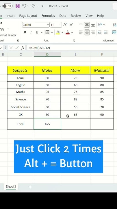 Tricks To Add Values Excel Series Excelshortcut Excelshortcuts Exceltricks Exceltips Youtube