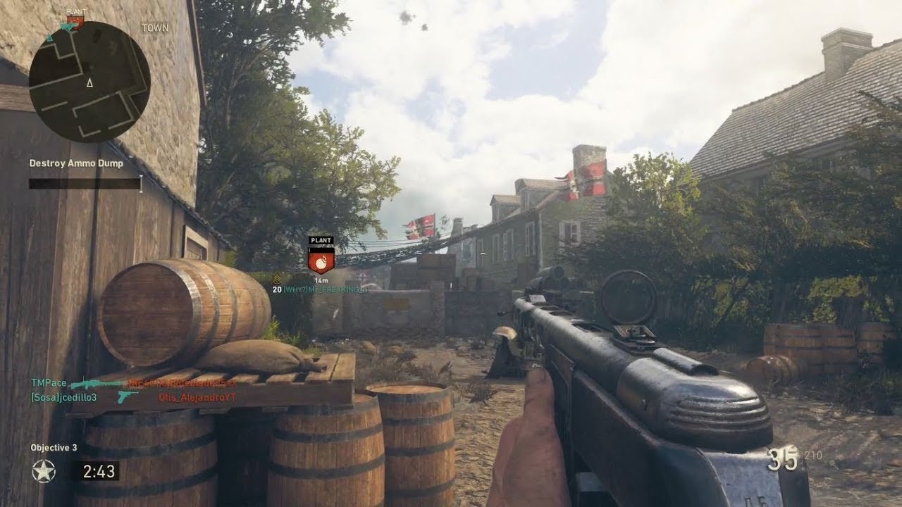 COD WWII: MORE BETA GAMEPLAY! (WAR GAMEMODE -Call of Duty: WW2) - YouTube