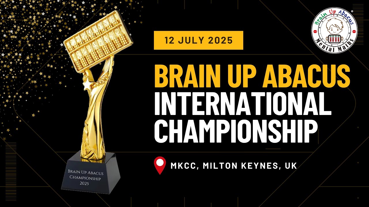 Brain Up Abacus International Championship 2025 Event Trailer - YouTube