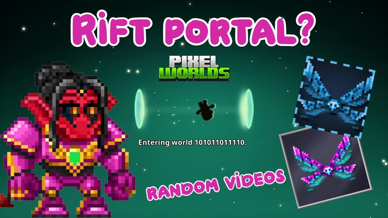 Going inside the RIFT PORTAL | Pixel Worlds - YouTube