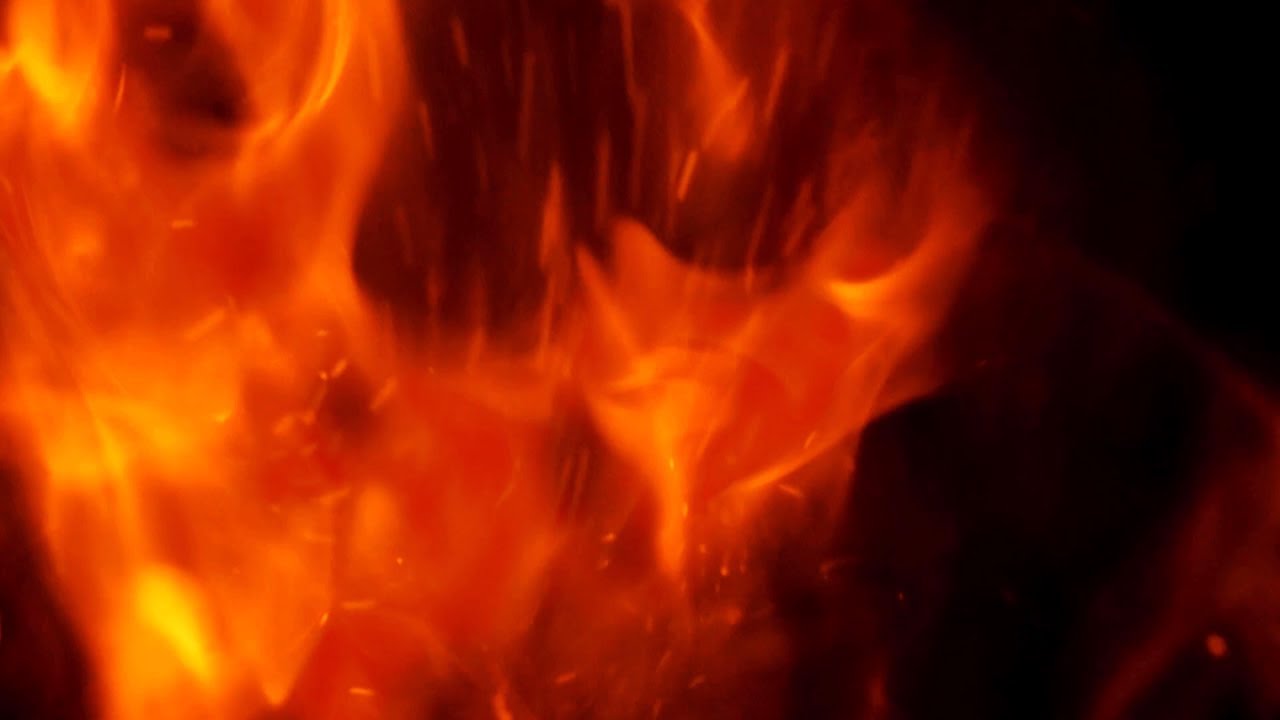 Relaxing Cozy Fireplace Close Up Fire Background Effect - YouTube