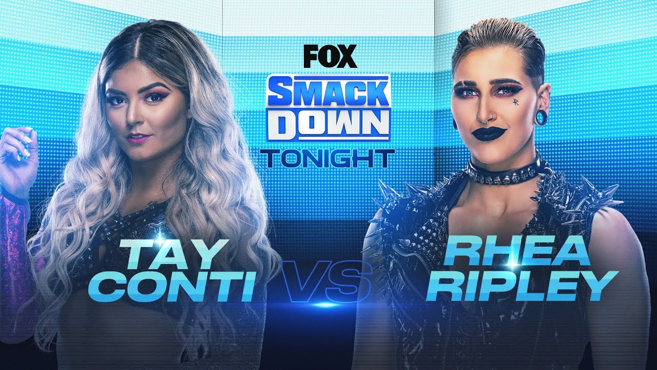 WWE 2K20 - Smackdown - Tay Conti vs Rhea RIpley - YouTube