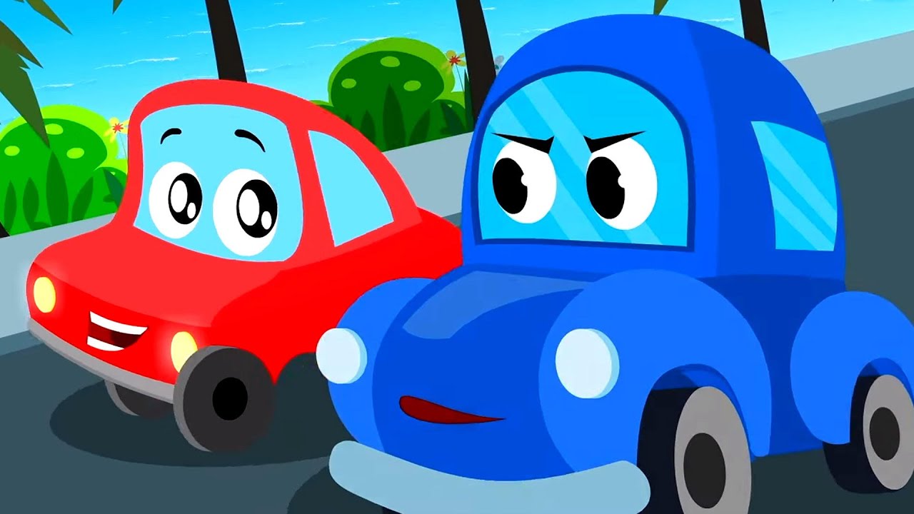 Lazy Car, Little Red Car and Cartoon Video for Babies - YouTube