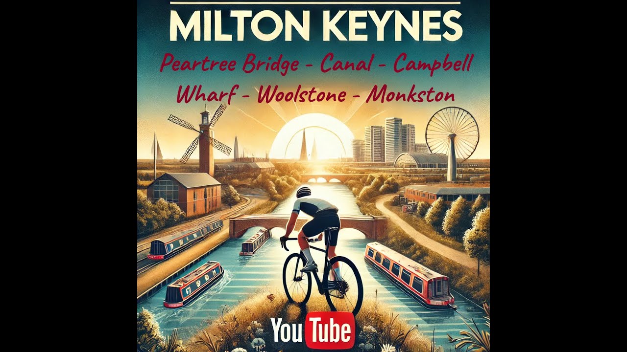 🚴‍♂️ Cycling Through Milton Keynes - Scenic Ride Exploring Monkston ...