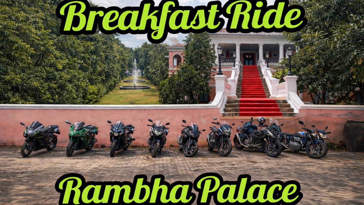 BREAKFAST RIDE TO RAMBHA PALACE !!! - YouTube