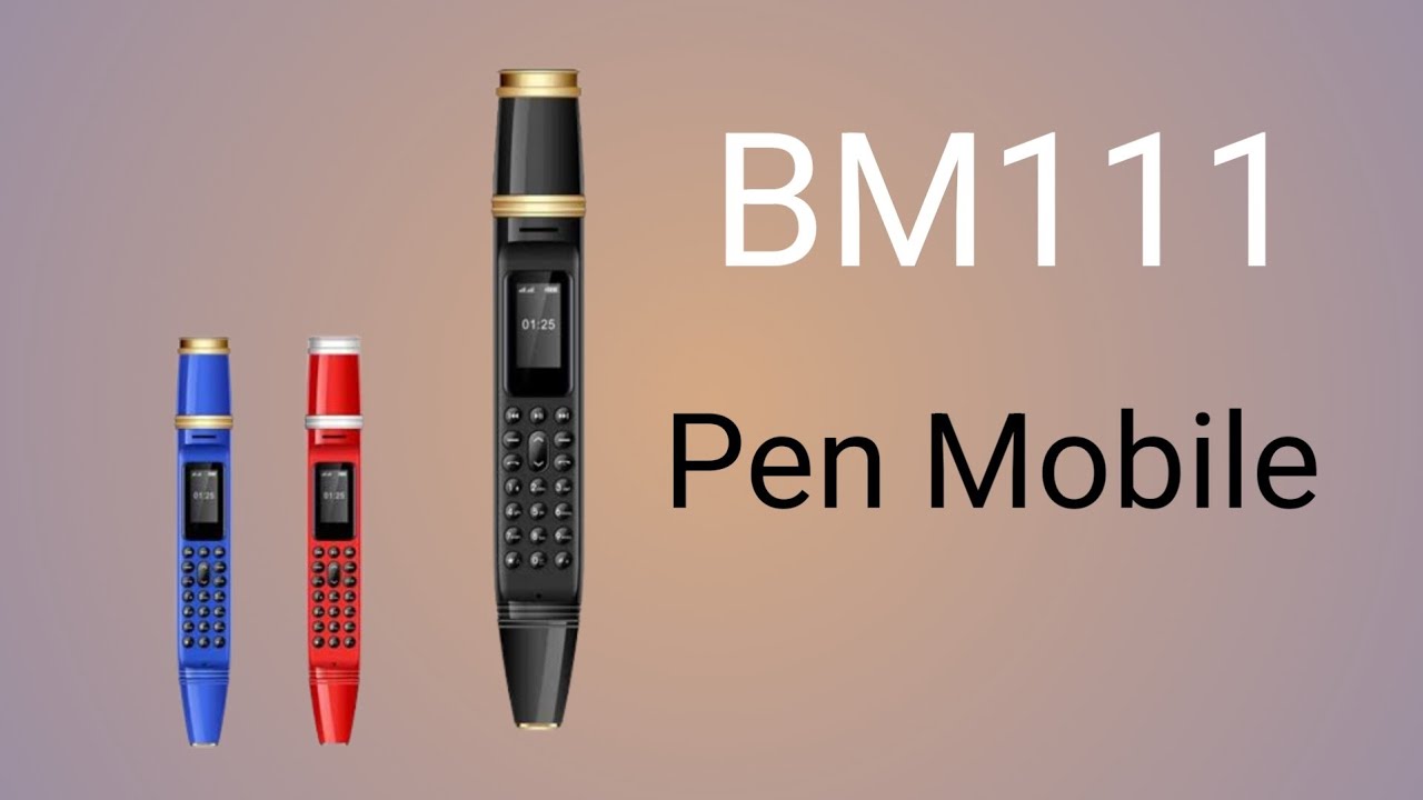 BM111 Pen Mobile Phone With Fan BD | AR TECH BD | Bangla Unboxing ...