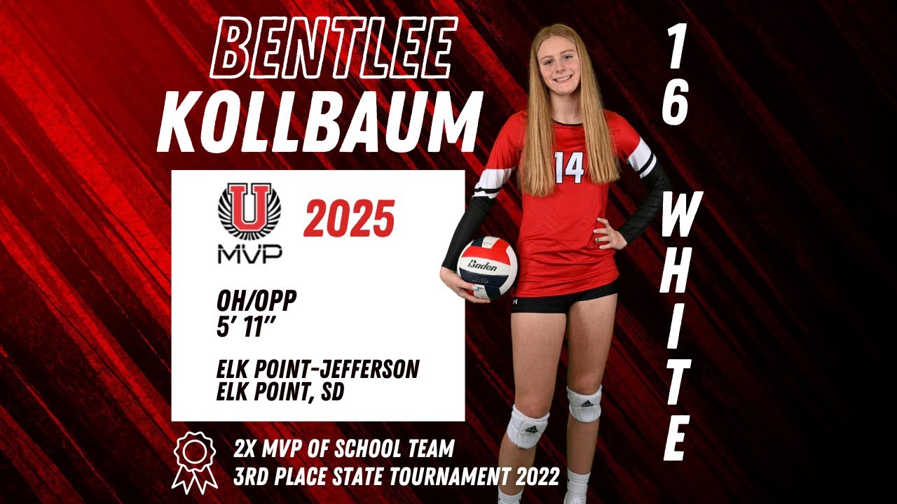 Bentlee Kollbaum (2025 Volleyball Recruit) OH/OPP Highlight Film - YouTube