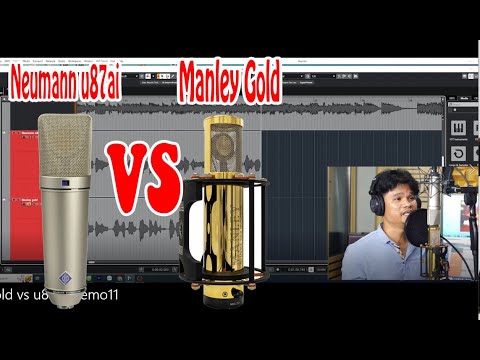 Neumann U87 AI vs Manley Gold test vocal nissiaudio - YouTube