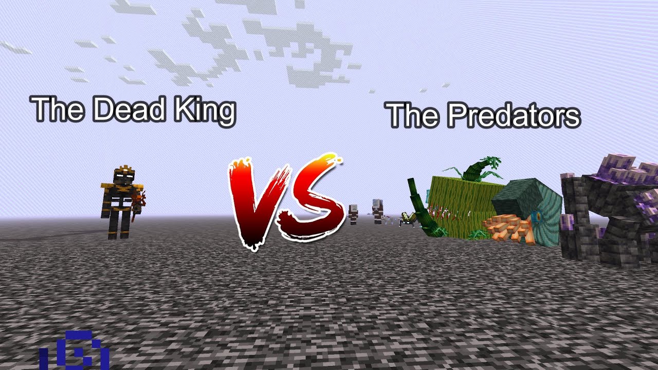 The Dead King vs The Predators Minecraft Mob Battle - YouTube