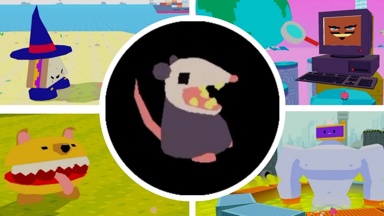 Dadish 3D All Bosses in Possum Mode - YouTube