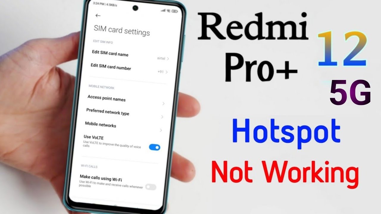 Redmi Note 12 Pro Plus: How to Fix Hotspot No Internet Problem | Redmi ...