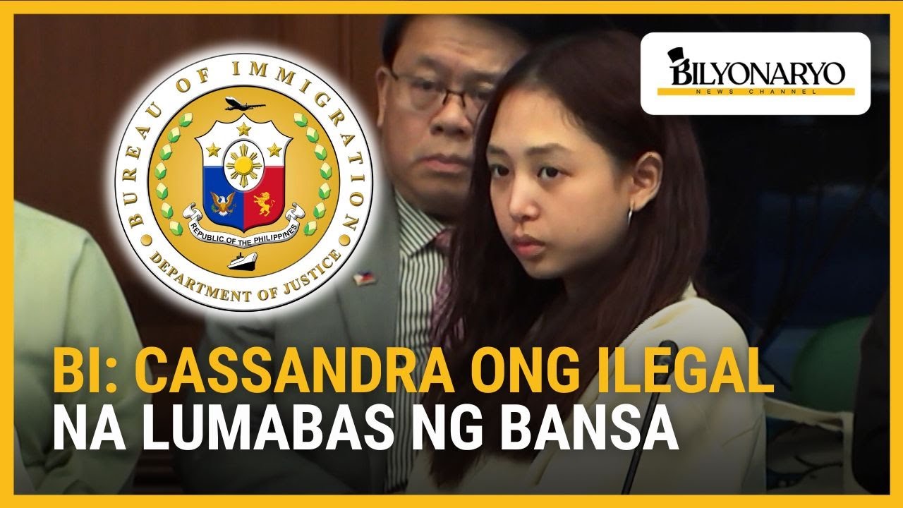 Cassandra Ong, posibleng nakalabas ng bansa gamit ang ilegal na ...