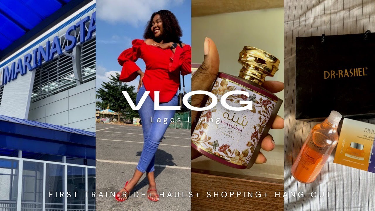 LIVING IN LAGOS | MY FIRST TRAIN RIDE EXPERIENCE [LAGOS BLUE LINE ...
