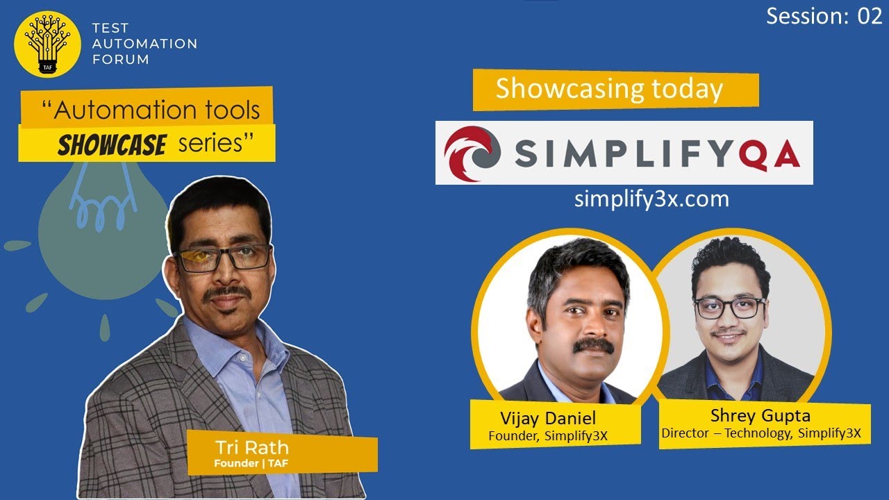 2nd TAF Showcase session: SimplifyQA from Simplify3X (simplify3x.com ...