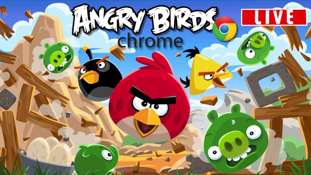🔴 Live | Angry Birds Chrome Gameplay (For real this time) - YouTube