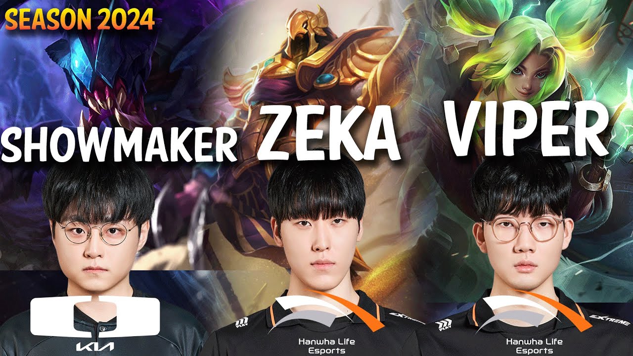 ShowMaker, Zeka, Viper Playing in the SAME TEAM - Patch 14.6 KR Ranked ...