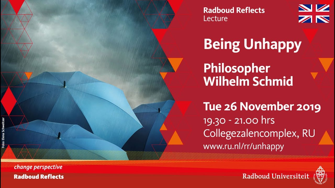 Being Unhappy | Lecture by philosopher Wilhelm Schmid - YouTube