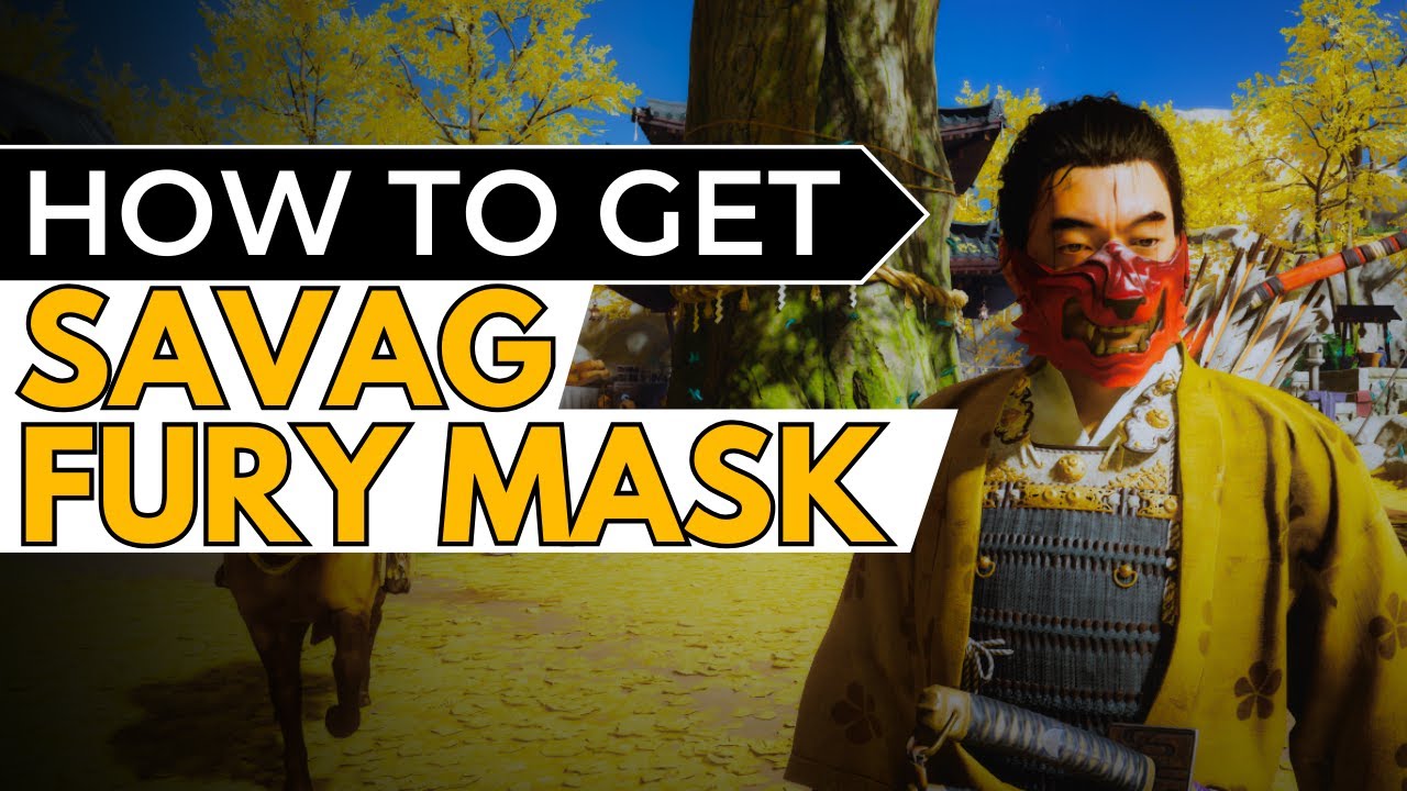 How to get Savage Fury Mask in Ghost of Tsushima || Unique mask ...