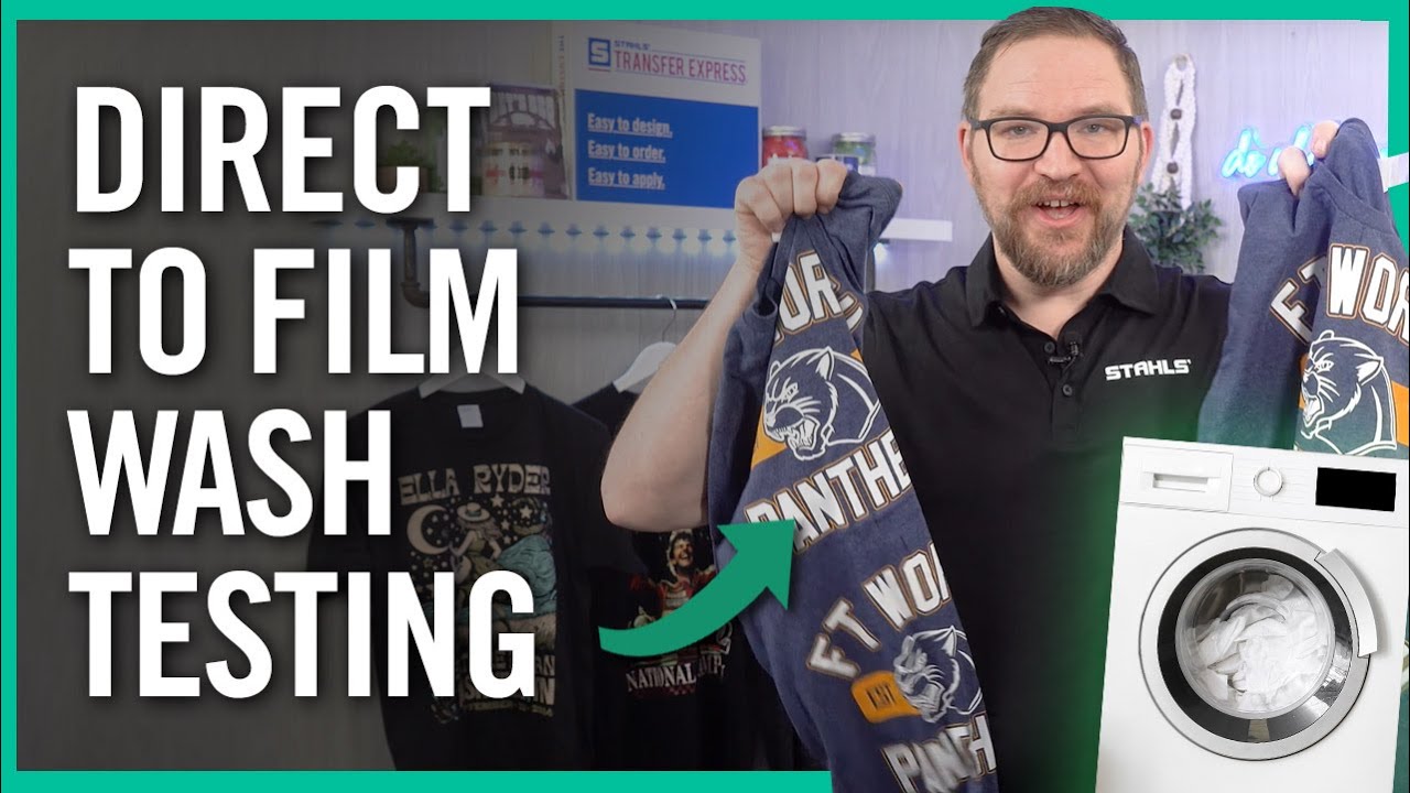 DTF Wash Test Results: Do Coversheets Make A Difference? - YouTube