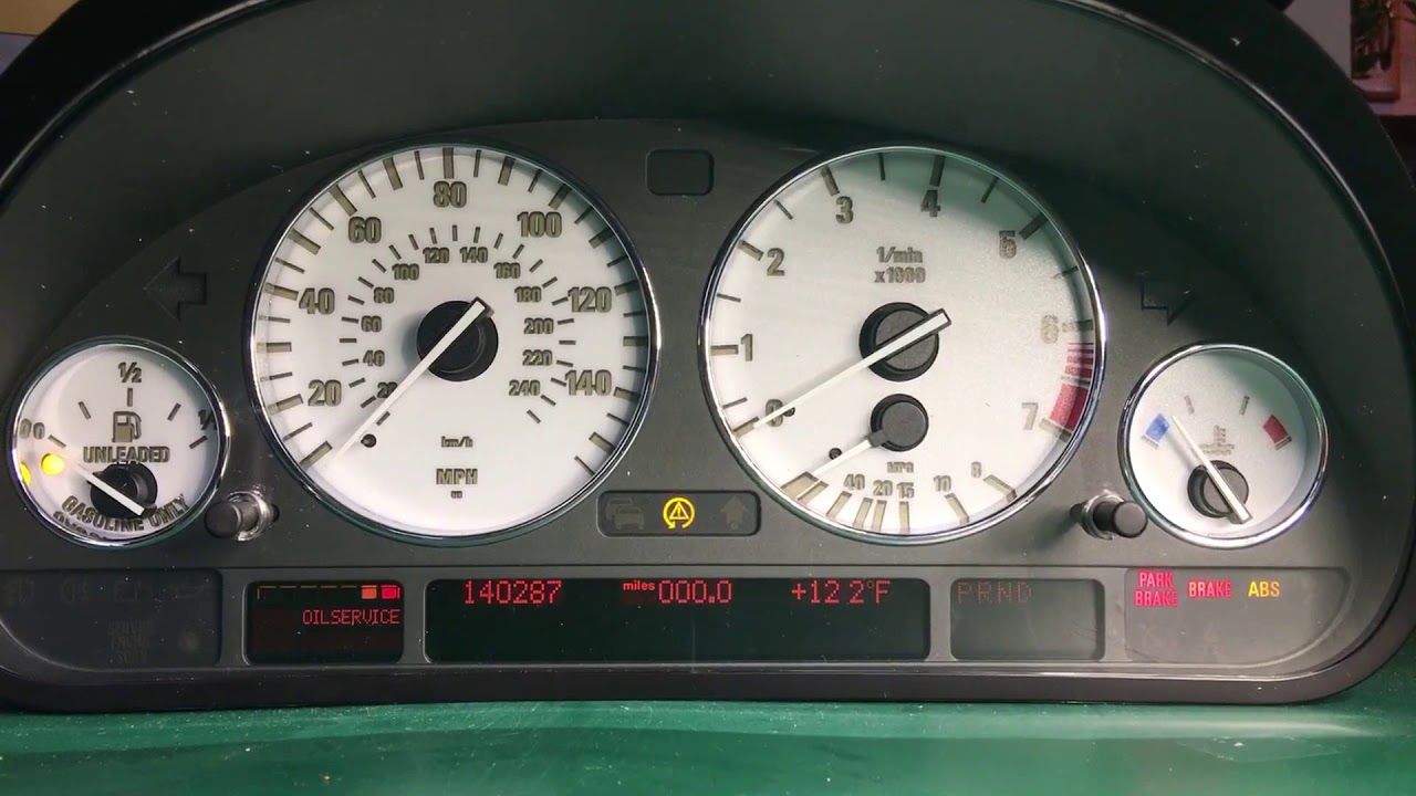 BMW cluster received for the repair from Hugh - YouTube