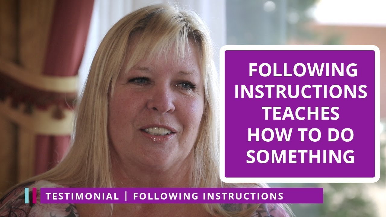Following Instructions teaches kids how to do an instruction - YouTube