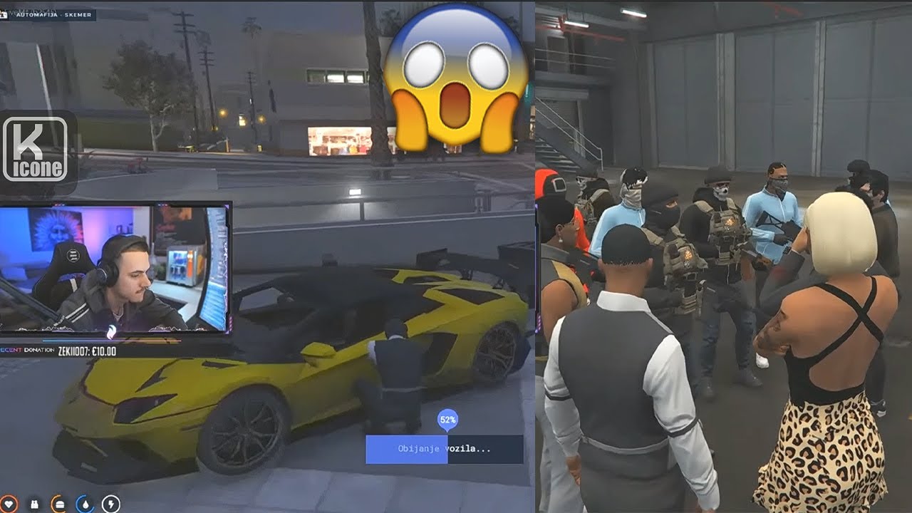 Nugato krade najskuplji auto, poslo po zlu ! *Otkrili automafiju* - YouTube