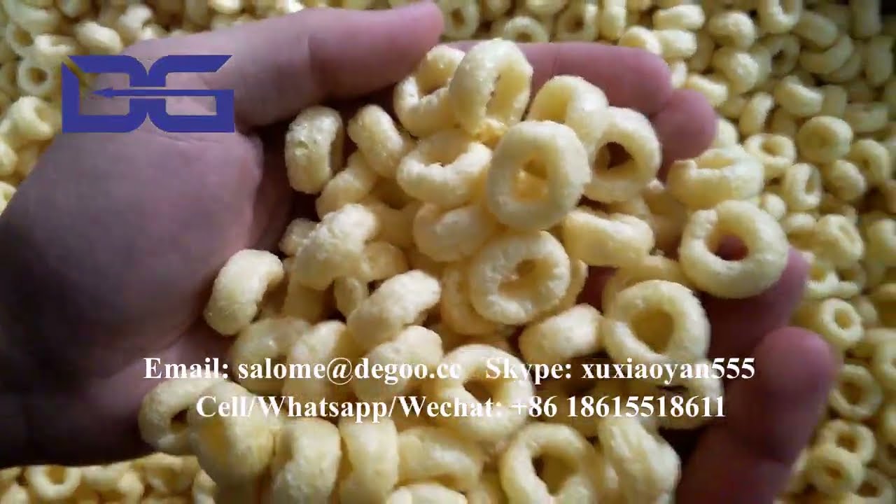 Hot popular Puffed Snacks / Puffed corn ring snacks/puffing corn snacks ...