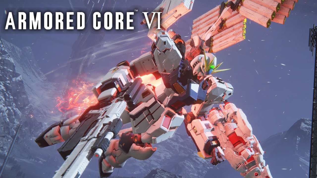 Nu Gundam RX-93 in Armored Core 6 | BECOME REAL GUNDAM GAME - YouTube