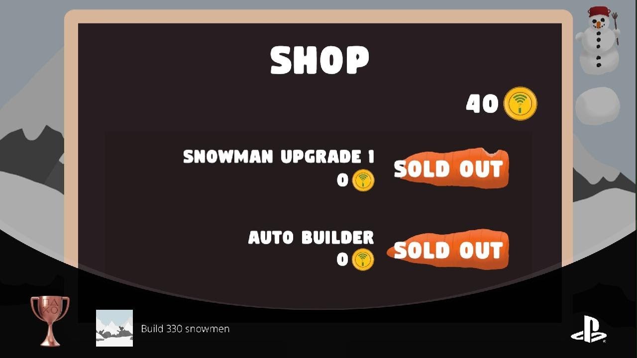 The Snow Story ~ Build 330 snowmen Trophy - YouTube