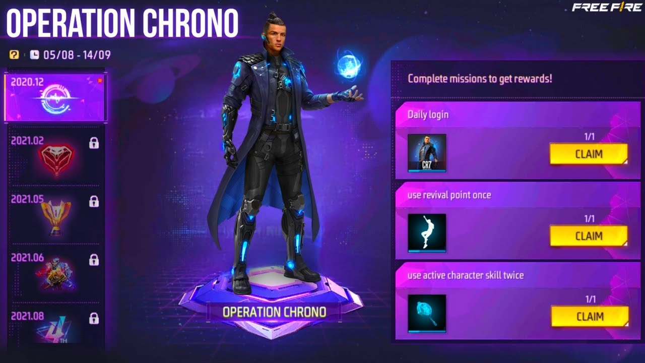 FF x OPERATION CHRONO REWARDS🔥(MIỄN PHÍ )⚡- I Got Exclusive Chrono ...