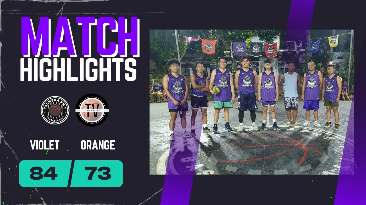 VIOLET VS ORANGE | Palmera Ph5 Basketball InterColor League S3 ...