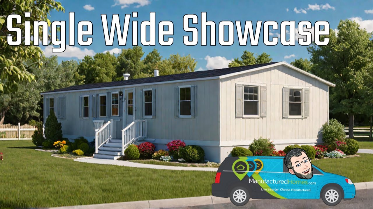 Single wide Manufactured Home Tour Showcase with Where's Wil - YouTube