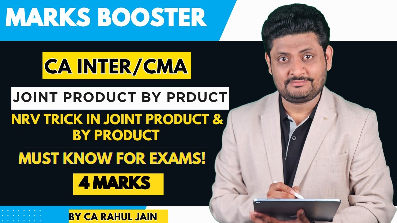 CA INTER / CMA Students | ONE-SHOT | Concept Of NRV With Practical ...