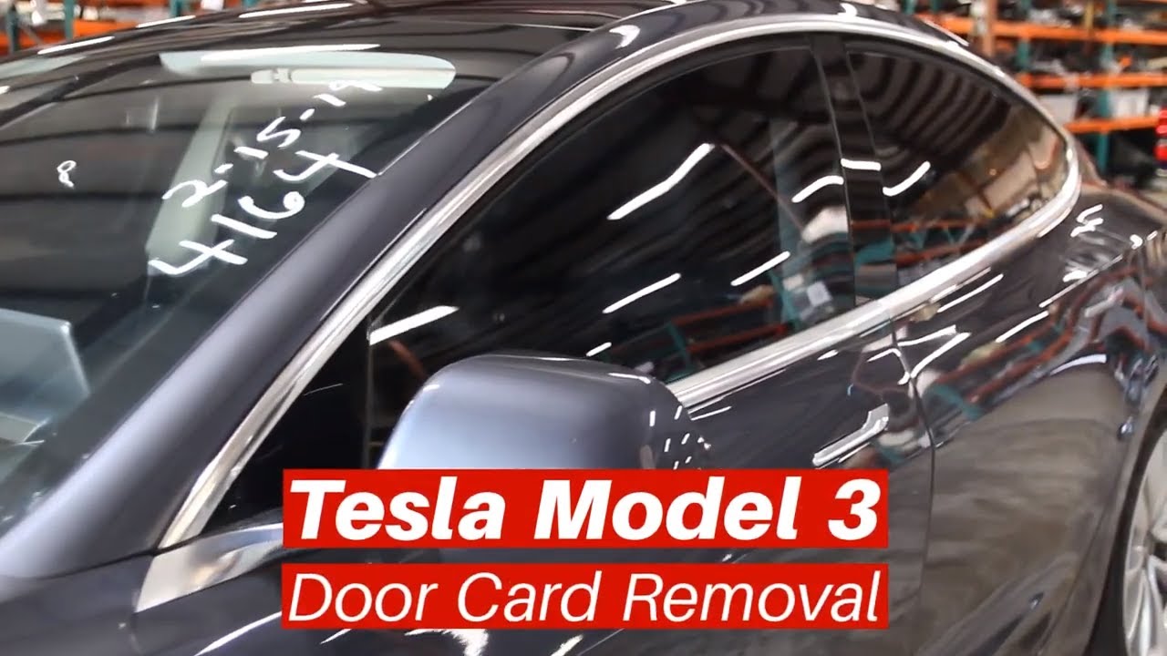 How to Remove Door Card Panel Tesla Model 3 in Under 2 Minutes - YouTube