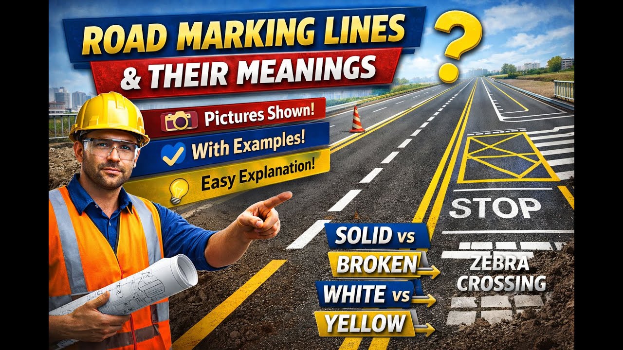 Road Marking Lines & Their Meanings | Explained with Pictures - YouTube