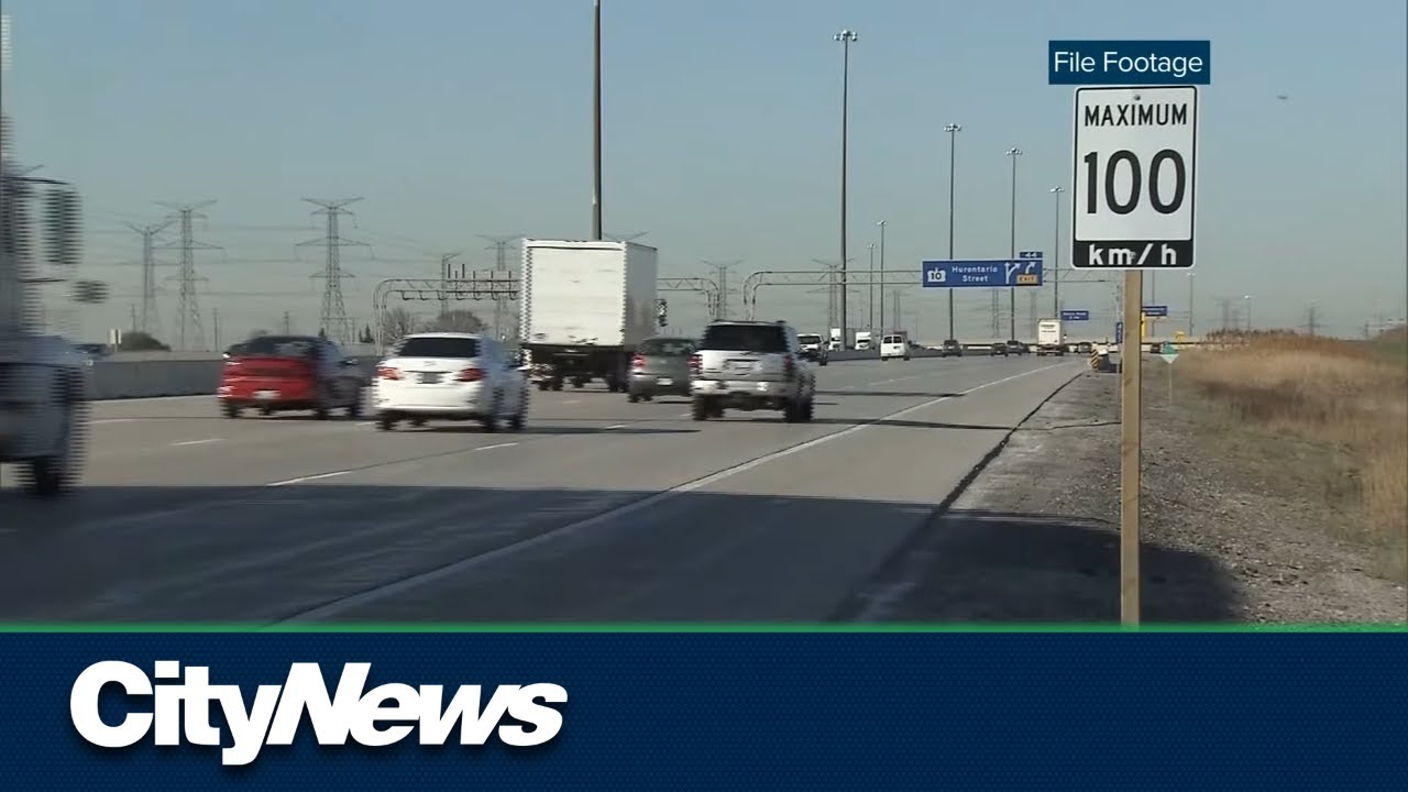 110 km/h speed limits made permanent on select Ontario highways - YouTube