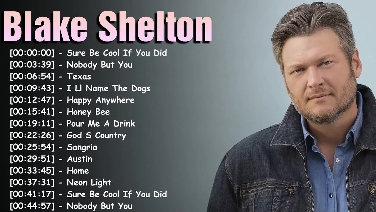 Blake Shelton Country Music Mix | Home, I Wanna Go Home, God’s Country ...