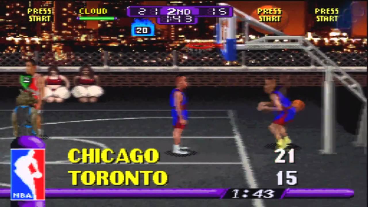 Raises Up, The Team is on Fire Nba Hangtime - YouTube