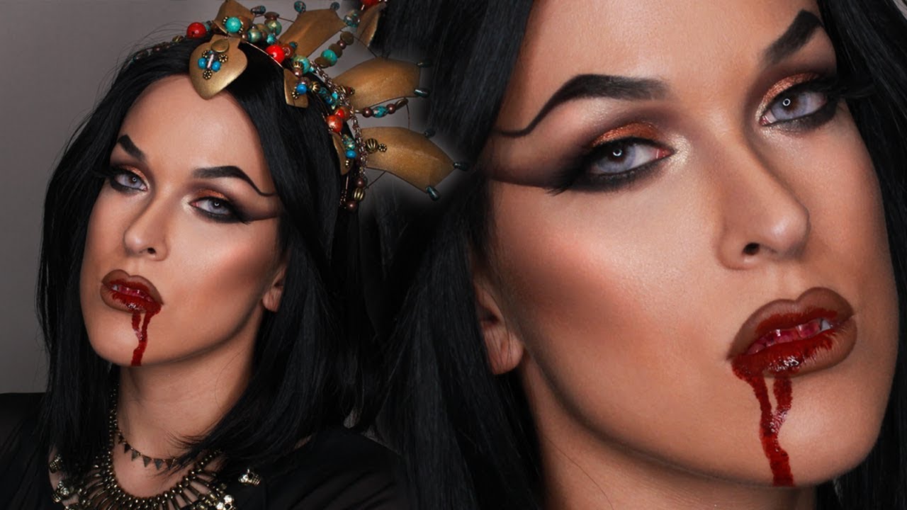 Akasha Queen of The Damned Makeup Tutorial // LEGENDAS EM PORTUGUÊS ...